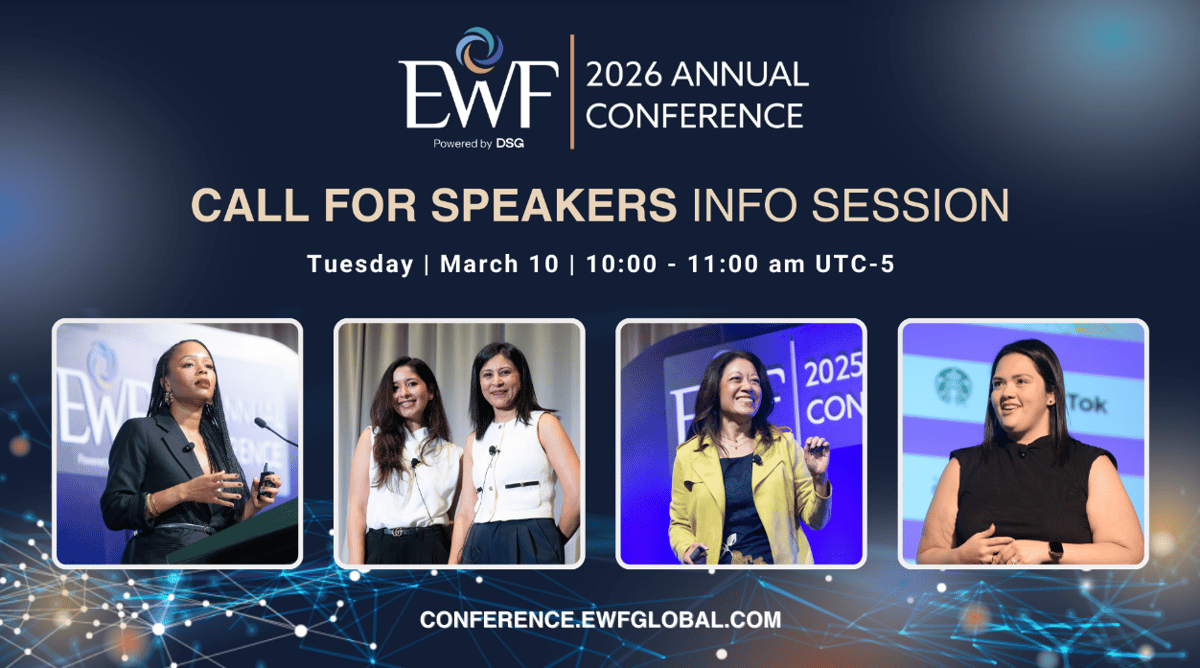 Attend the 2026 EWF Annual Conference Call for Speakers Info Session ...